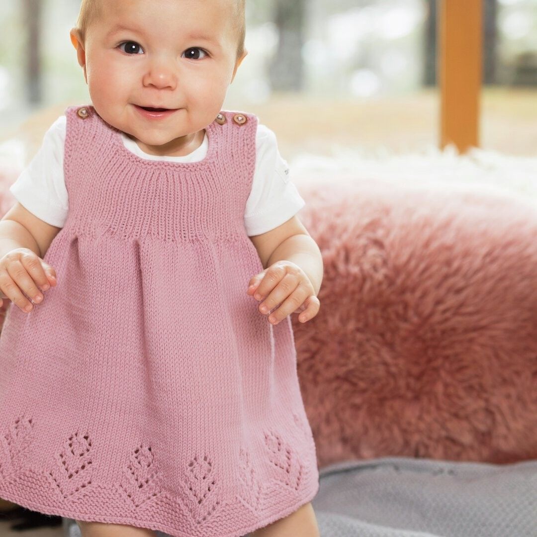 411-06B Meadowflower Dress and Beanie – Hobbii