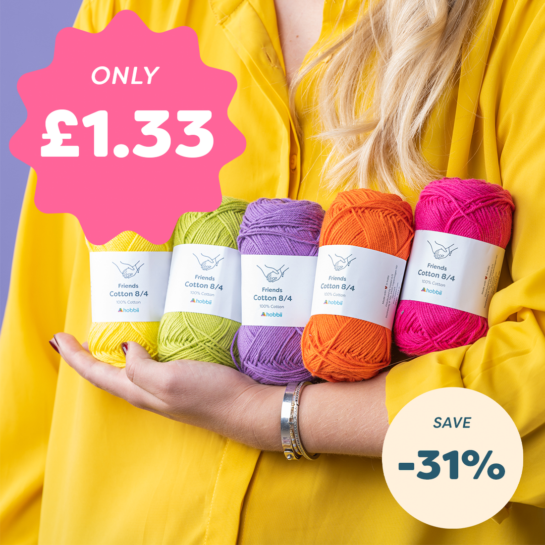 Yarns and accessories from Hobbii - Delivered with love.