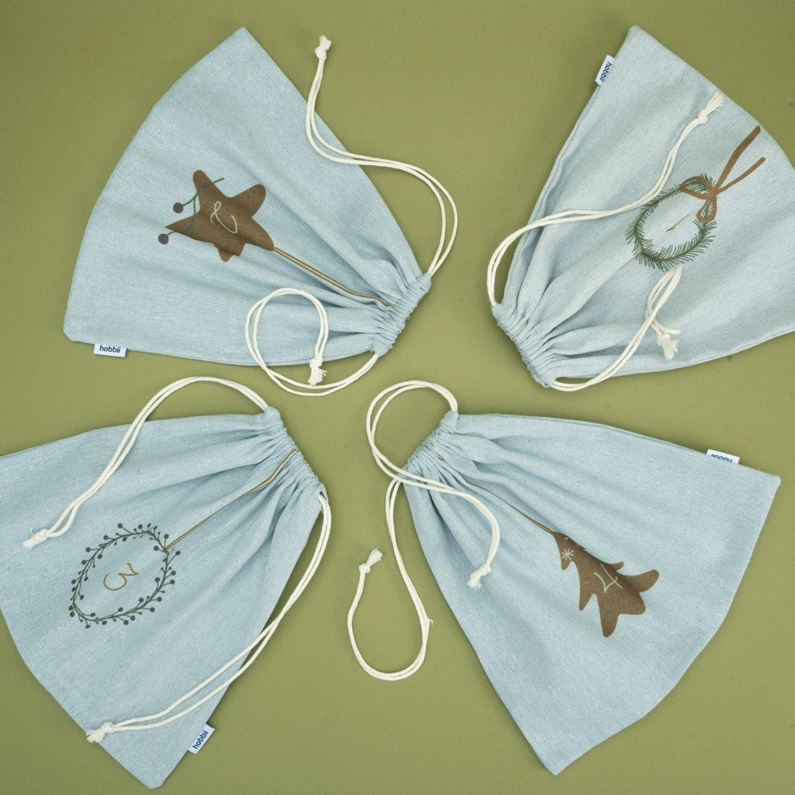 Advent bags - Set of 4 – Hobbii