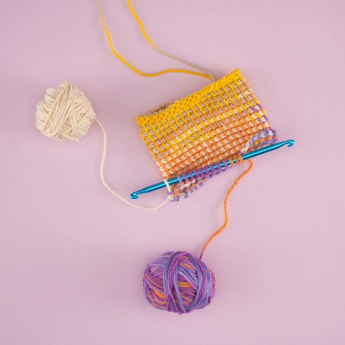 Alu Double Ended Tunisian Crochet Hook Set - 14 cm – Hobbii