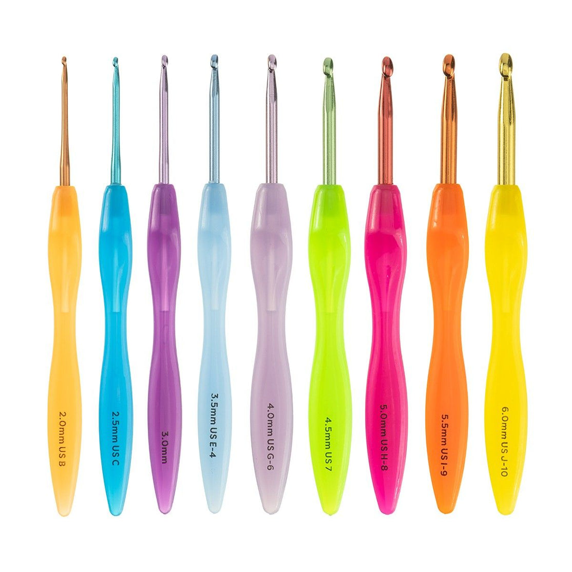 Curvy Crochet Hook Set - 9 sizes – Hobbii
