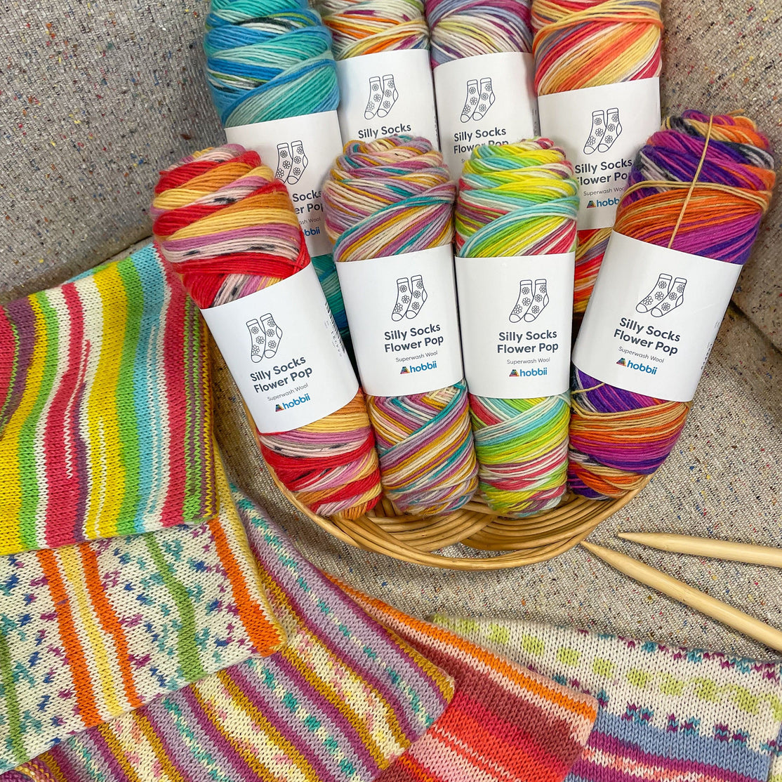 Silly Socks Flower Pop – Hobbii